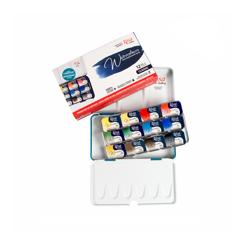 Rosa Gallery Classic Colour Watercolour Sets – Stuart R. Stevenson